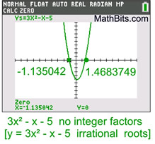 Trinomials Not Factorable - MathBitsNotebook(A1)
