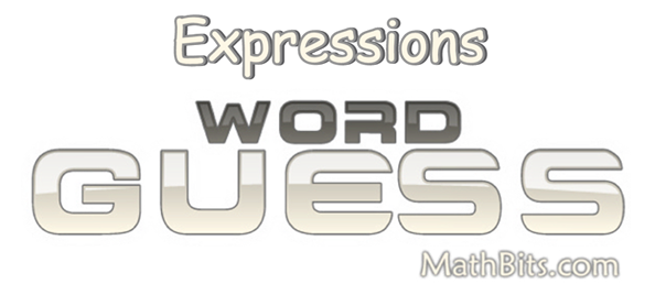 Word Guess - Expressions (Jr. Level)